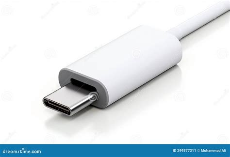 USB C Adapter On White Background Stock Image Image Of Agreement Technician