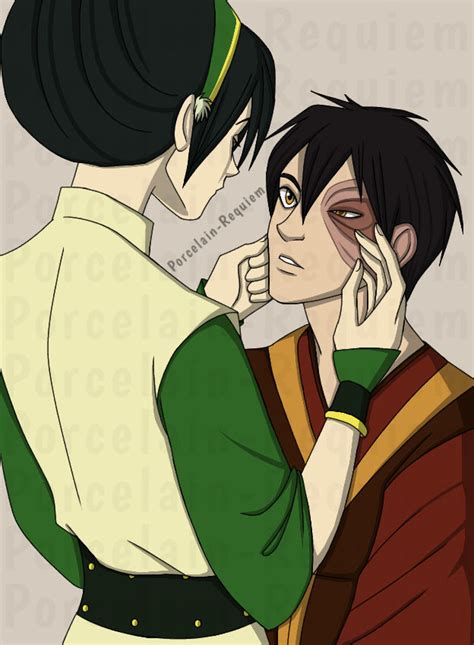 Toph Zuko Gentle Touch By Porcelain Requiem On Deviantart