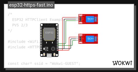 Control Relay Wokwi ESP32 STM32 Arduino Simulator