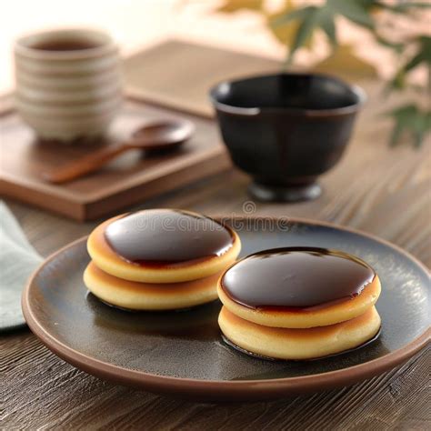 The Delicious Dorayaki Of Traditional Japanese Sweet Pancakes Filled