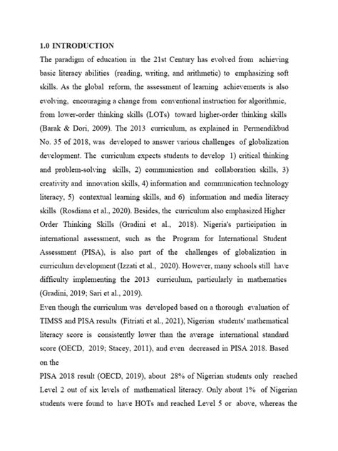 Nana Project Pdf Educational Assessment Mathematics