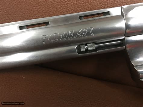 Colt Pythons In Stainless