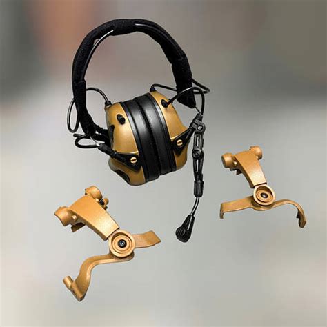 Наушники тактические Earmor M32X MOD4, активные, с креплением на шлем и ...