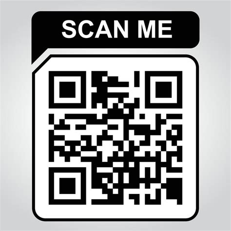 QR Scan Me Vector Design 11533371 Vector Art At Vecteezy