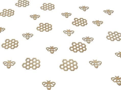 Bee Themed Party Confetti Bay Bee Ba Bee Babee Beeday Decorations