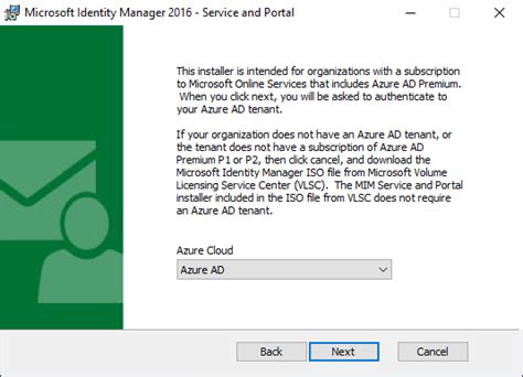 Menginstal Microsoft Identity Manager Service Dan Portal Untuk Pelanggan Microsoft Entra Id P1