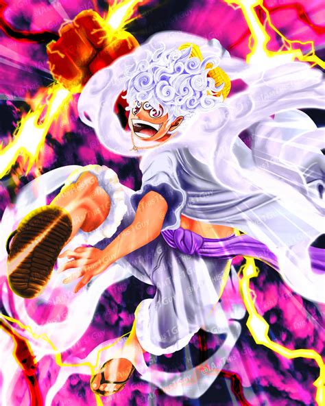 Luffy Gear 5 Fan Art By Iamthis1guy On Deviantart