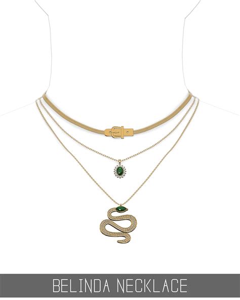 Simpliciatys Belinda Necklace The Sims 4 Create A Sim Curseforge