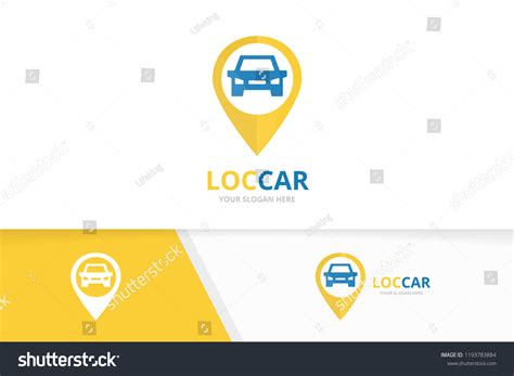 Vector Car Map Pointer Logo Combination Stock Vector Royalty Free 1193783884 Shutterstock