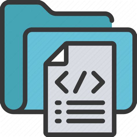 Code File Folder Files Documents Programming Icon Download On