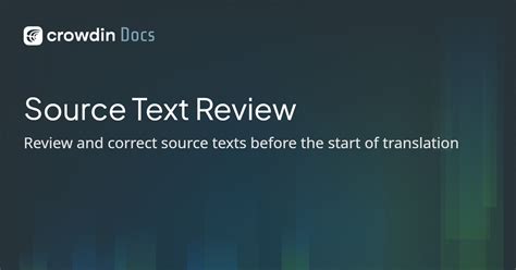 source text review enterprise docs