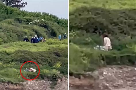 A Real Cliffbanger Couple Caught Having Sex On Edge Of A Cliff In