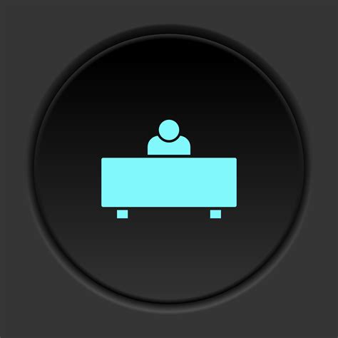 Round Button Icon Workplace User Button Banner Round Badge Interface For Application