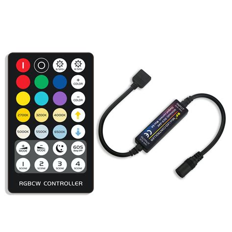 Keys RF Mini Remote Control RGB CCT Constant Current LED Strip Controller For Indoor Lights