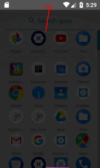 How To Display A View In Full Size On Screen In Xamarin Android