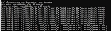 Kafka — Stimulate A Dummy Bank Reconciliation Workflow For Live Data