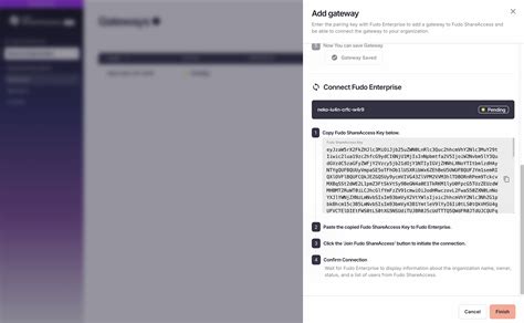 Pairing Fudo Enterprise With Fudo Shareaccess — Fudo Enterprise 55 System Documentation
