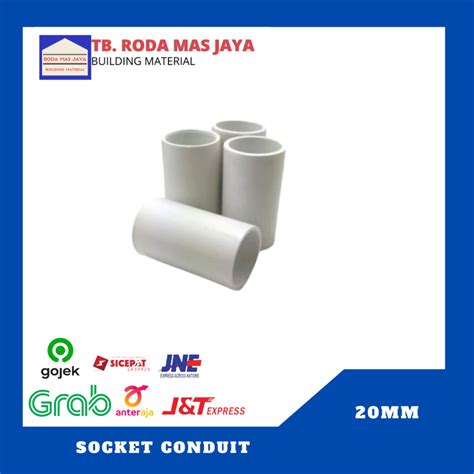 Jual Socket Socksocket Pipa Conduit 20mm Shopee Indonesia