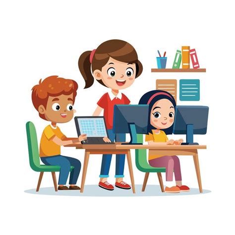 Computer Class Vector Art Icons And Graphics For Free Download