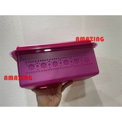 Tupperware Mosaic Bread Server 3 0l Bekas Roti Bread Keeper Roti Bread Lazada