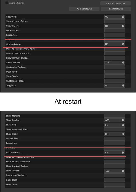Custom Shortcuts Broken At Relaunch V2 Bugs Found On Macos Affinity