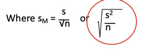 Psych Stats Chapter 9 Intro To The T Statistic Flashcards Quizlet