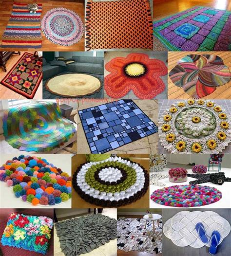 Как связать коврик крючком более 30 моделей со схемами и описанием для начинающих Учимся