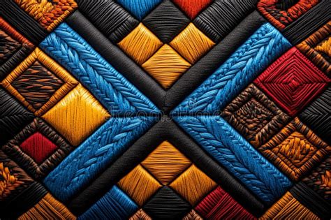 African Pattern Chevron Stripes Angular Lines Represent Forward