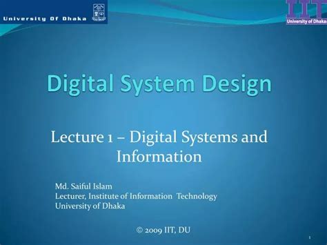 Ppt Digital System Design Powerpoint Presentation Free Download Id6105921