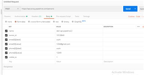 Api Proxy End Point Cannot Add Multi Dimensional Email And Phone App Development Pipedrive