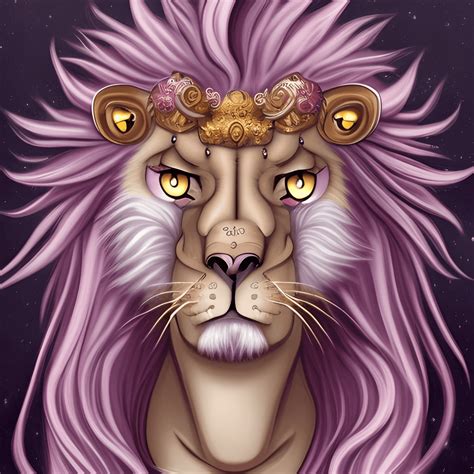 Awesome Lion Cherub Shapeshifter Fursona · Creative Fabrica