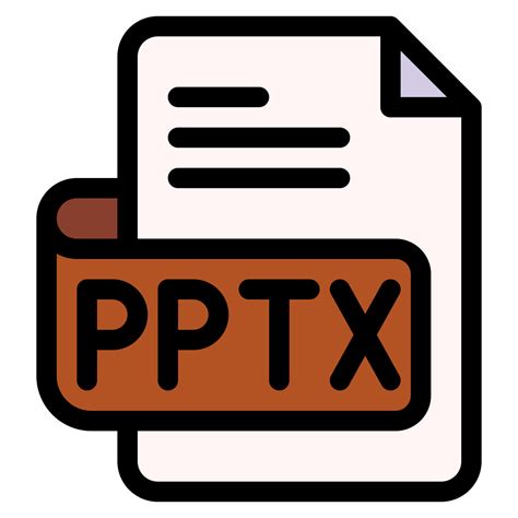 Pptx File Type Format Extension Document Icon Download On Iconfinder