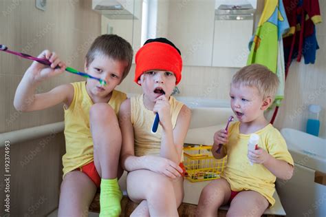 Little Boys In The Bath