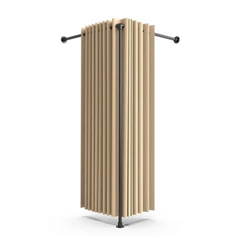 Corner Fitting Room Tubular Structure