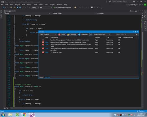 Lỗi Oop Operator Overloading Programming Dạy Nhau Học