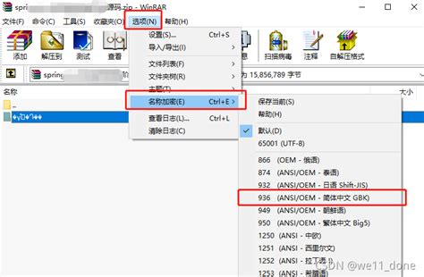 压缩文件中文件名乱码问题 解压缩文件名乱码 csdn博客