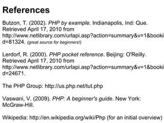 Php Presentation Pptx