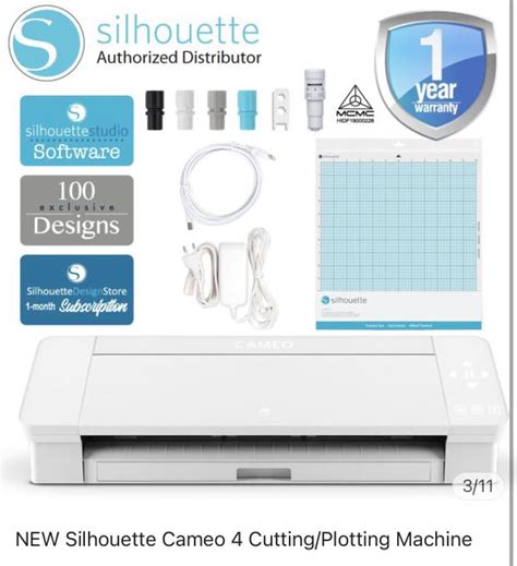 Silhouette Cameo V4 [cutting Plotter] Computers And Tech Printers Scanners And Copiers On Carousell
