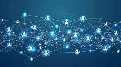 Global Network Connections A Visual Representation Of Digital Communication And Data Flow Stock