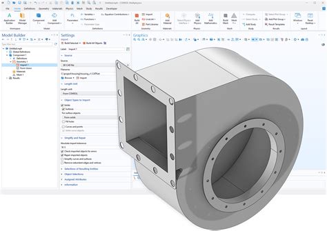 Import Catia® V5 Cad Files Into Comsol Multiphysics®