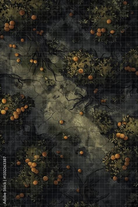 Dnd Battlemaps Gridded Fantasy Map With Grid For Tabletop Roleplaying Games Detailed Strategic
