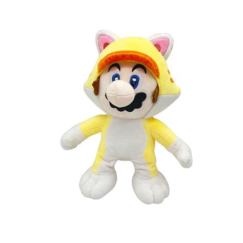 Super Mario Bros Cat Mario Plush Toy Plushzania