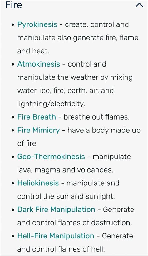 The Power Of The Fire Element
