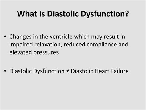 Ppt Diastolic Dysfunction As Diagnosed And Quantified By Echocardiography Powerpoint