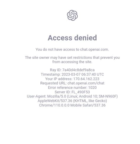 help access denied r chatgpt