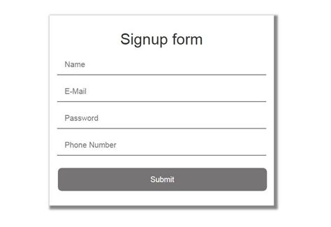 Signup Form Using Nodejs And Mongodb Geeksforgeeks