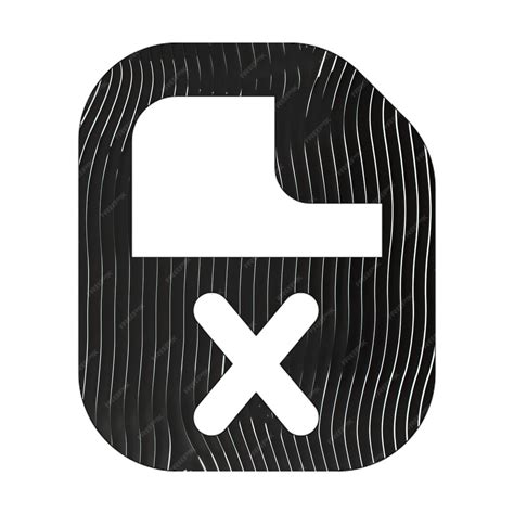 Premium Photo File Excel Icon Black White Lines Texture