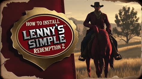 How To Install Lennys Simple Trainer In Rdr2 Youtube