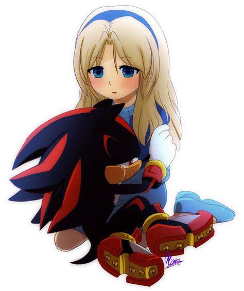Maria Robotnik And Shadow The Hedgehog By Mariarobotnik0 On Deviantart