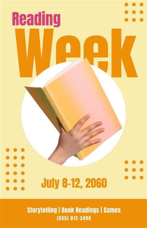 Free Reading Poster Templates Editable And Printable